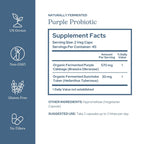 300 mg purple probiotic capsules benefits