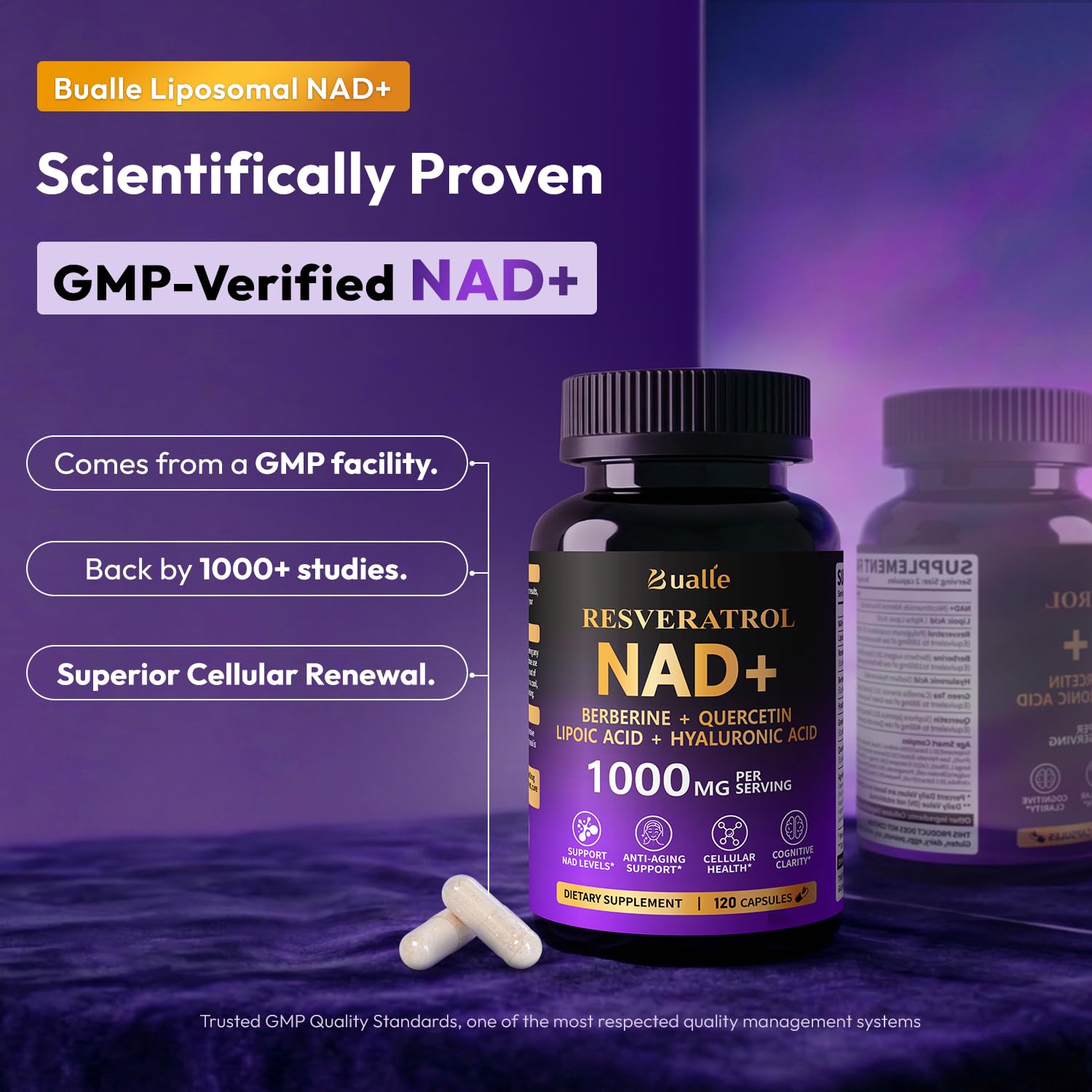 300 mg Resveratrol for cellular health