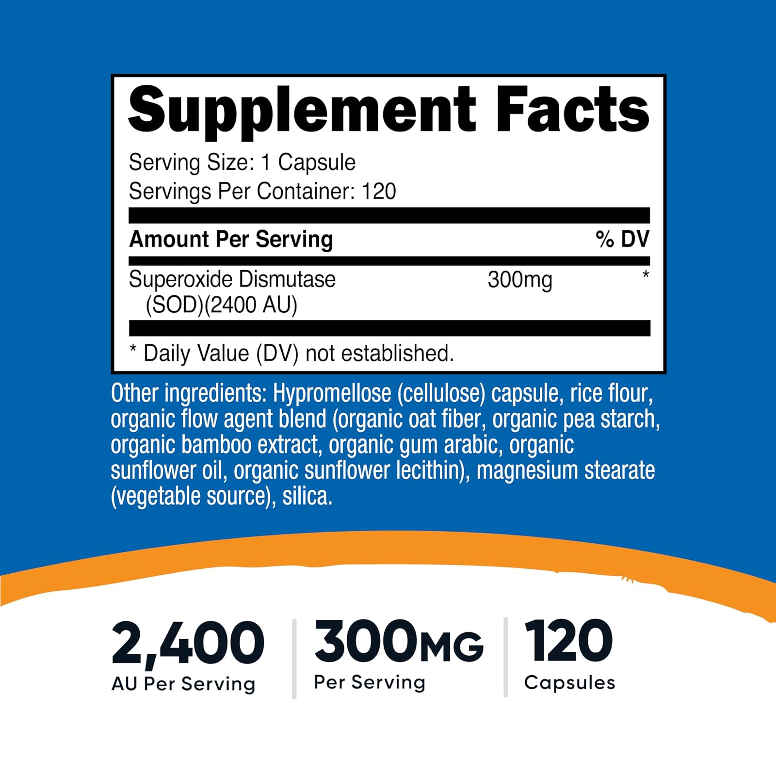 300 mg S.O.D. capsules for health