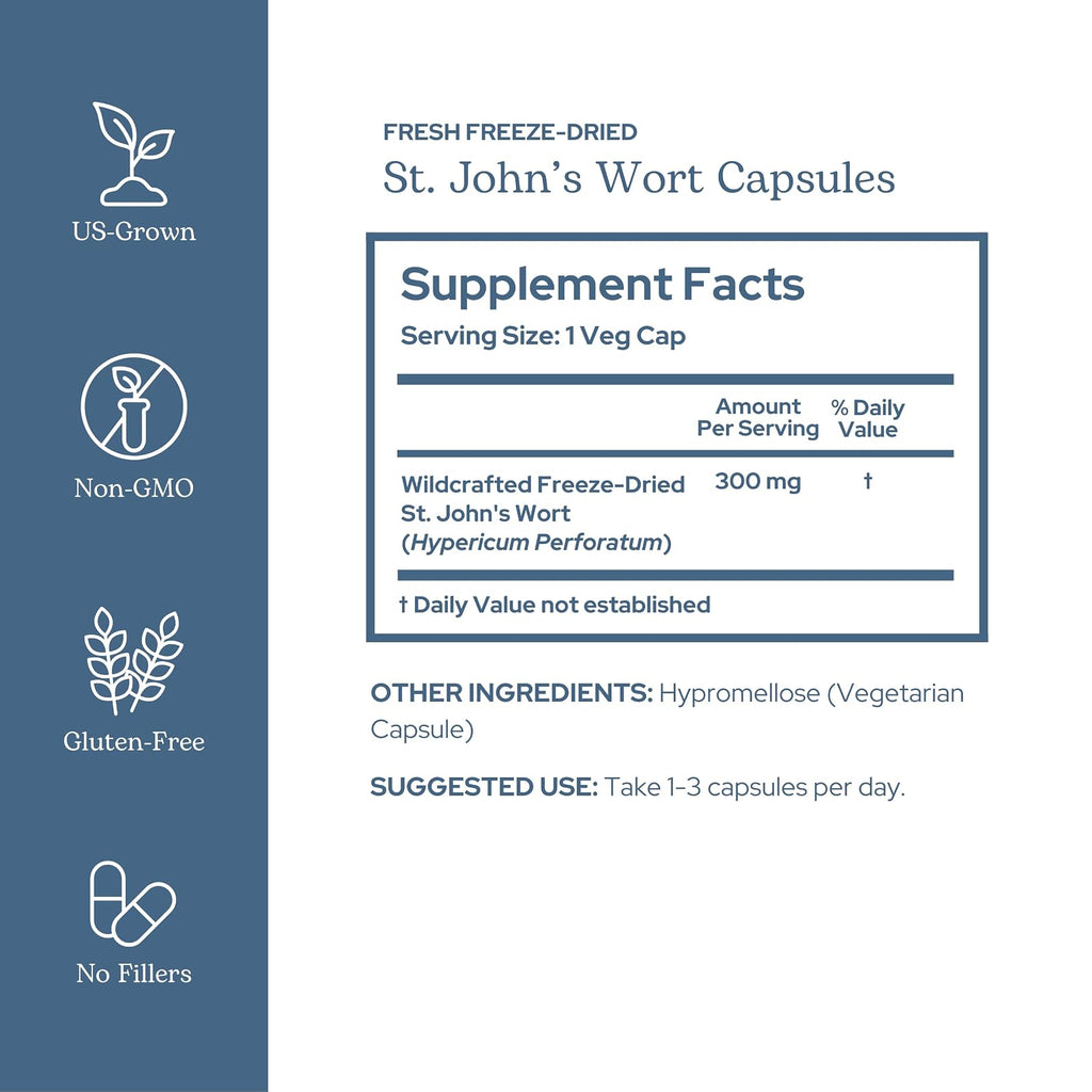 300 mg St. John's Wort benefits