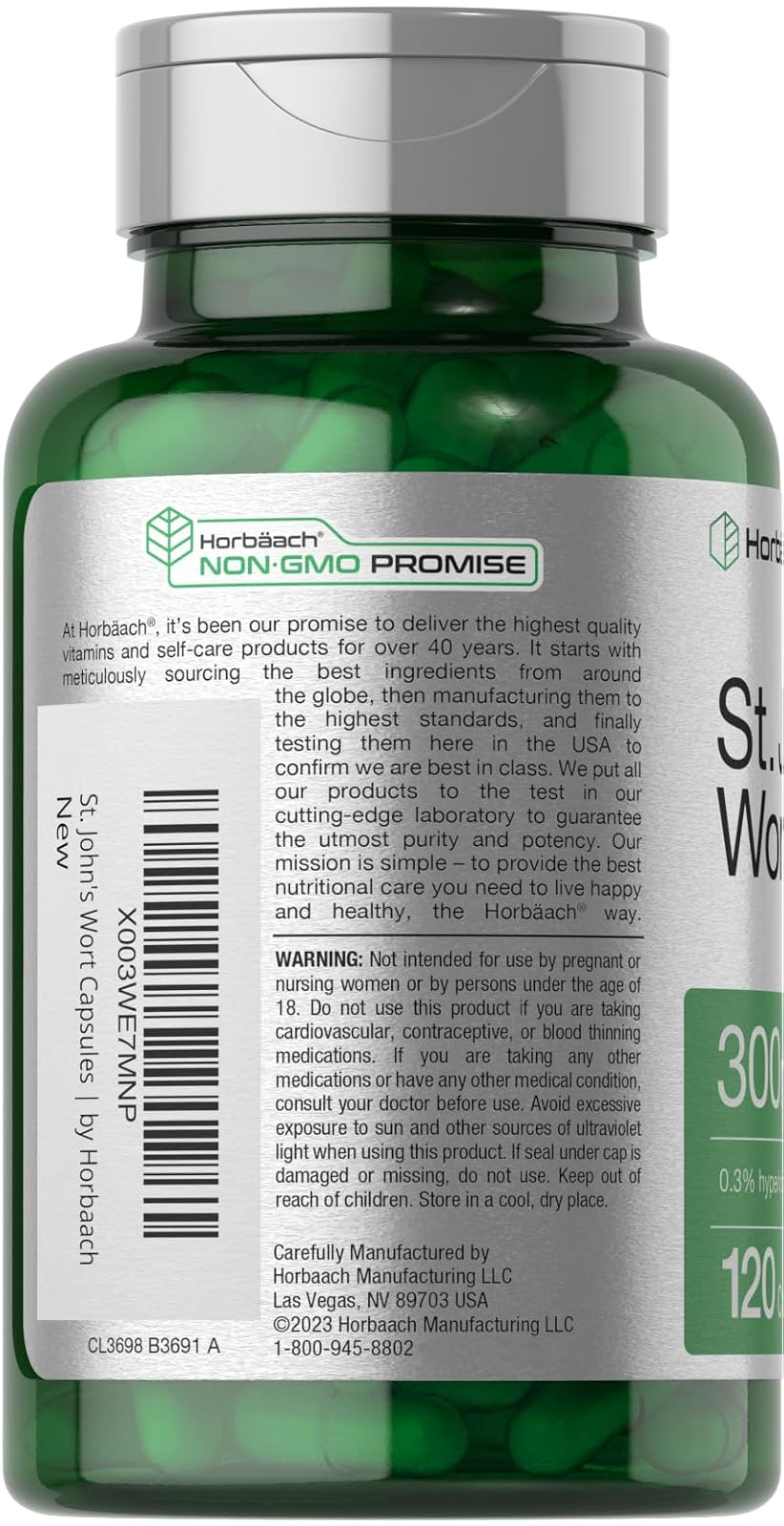 300 mg St John's Wort benefits