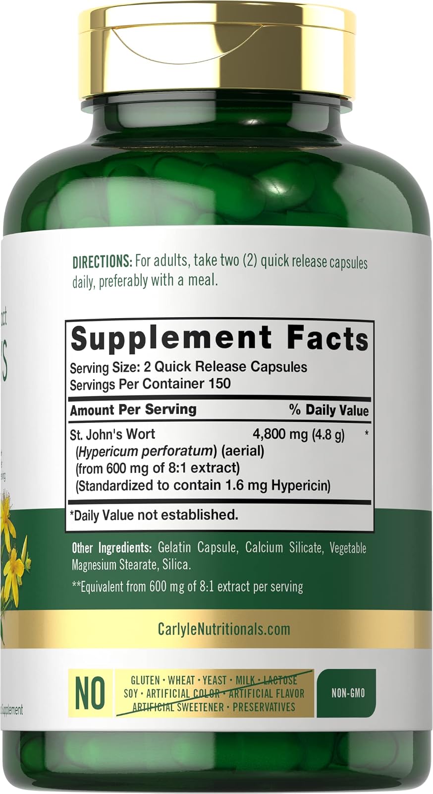 300 mg St. John's Wort supplement