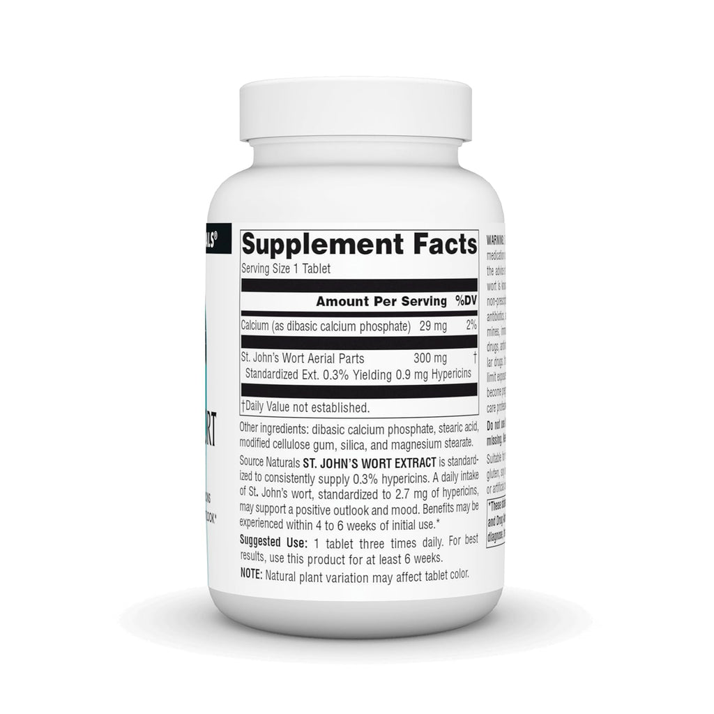 300 mg St. John's Wort tablets for wellness