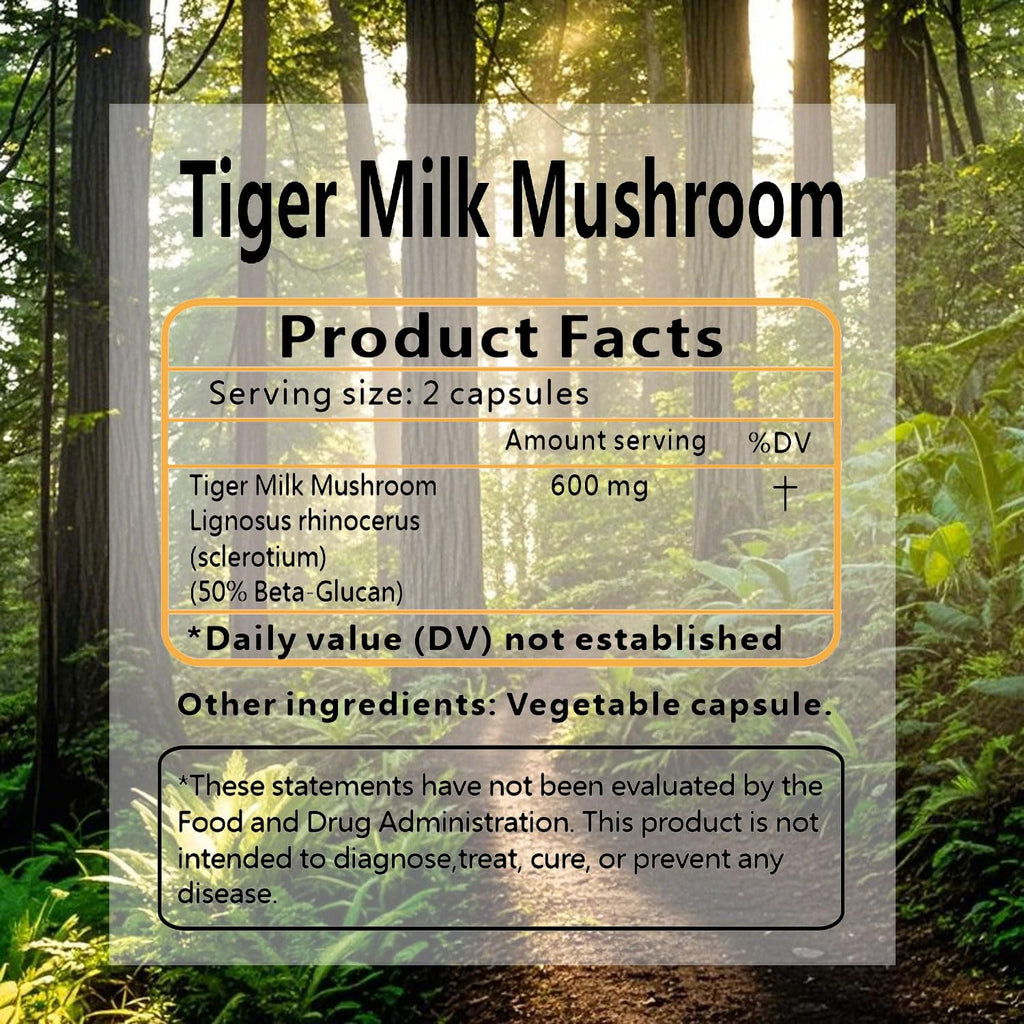 300 mg Tiger Milk Mushroom capsules