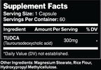 300 mg TUDCA multivitamin for men