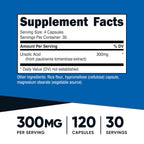 300 mg Ursolic Acid for energy