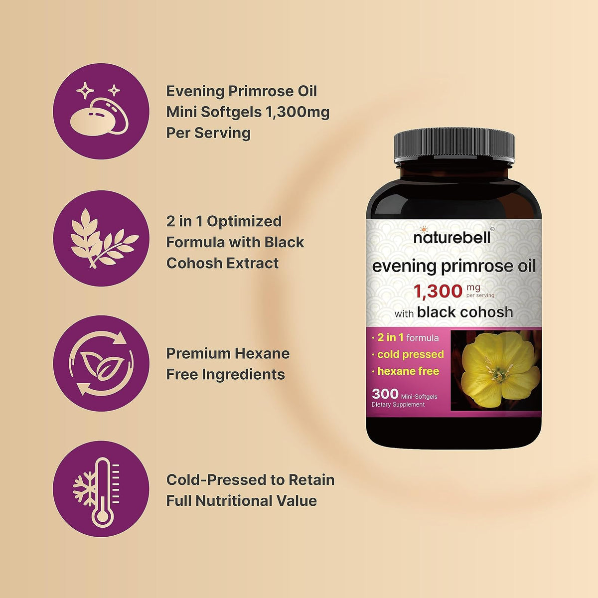 300 mini softgels evening primrose
