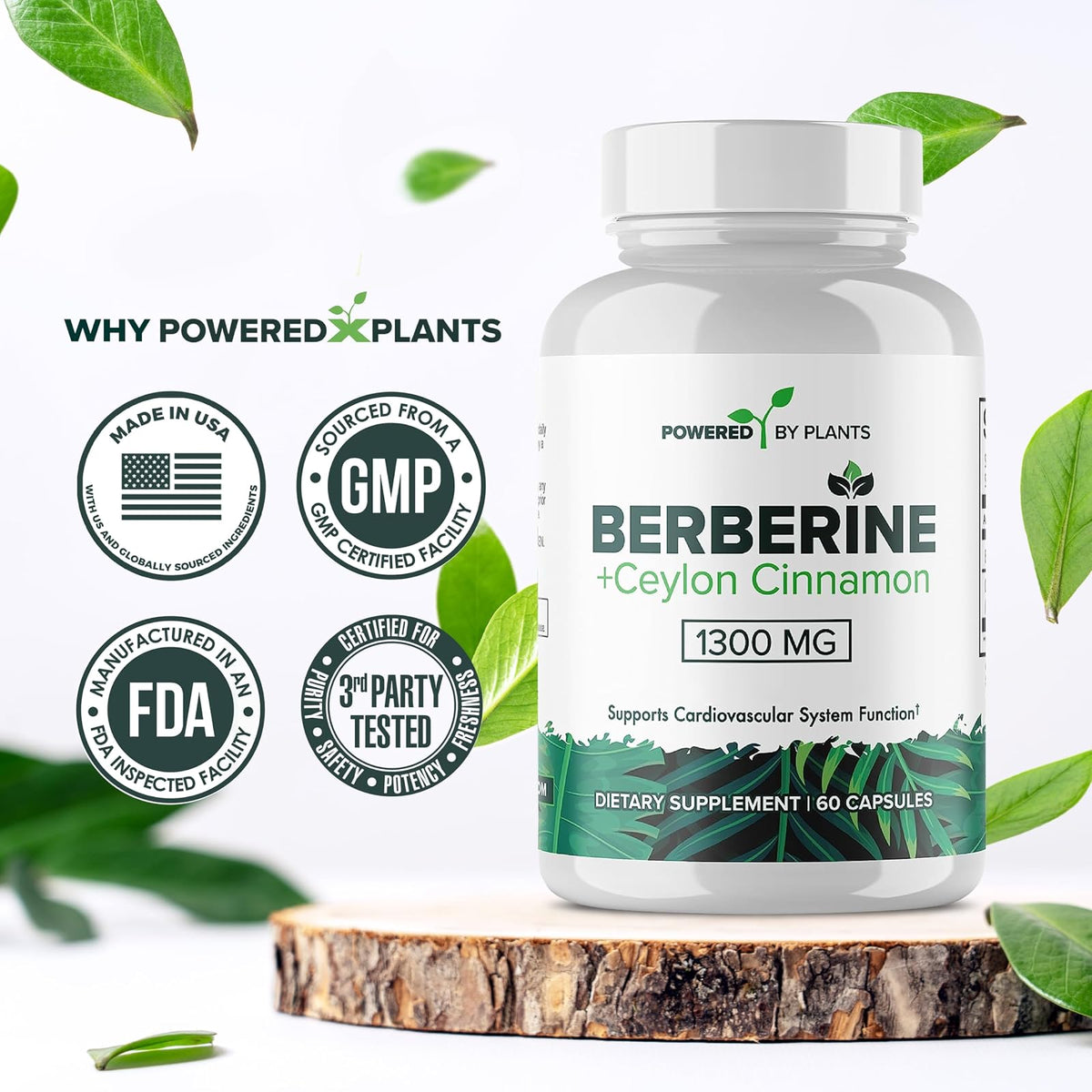 300 servings of pure berberine