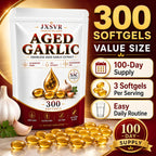 300 softgels for convenient garlic intake