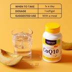 300 softgels for daily coq10 intake