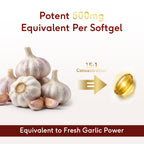 300 softgels for daily garlic intake