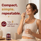 300 softgels for long-lasting supply