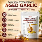 300 softgels of garlic extract