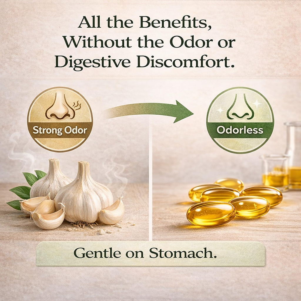 300 softgels of garlic health benefits