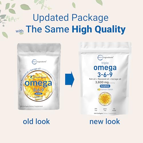300 softgels of omega goodness