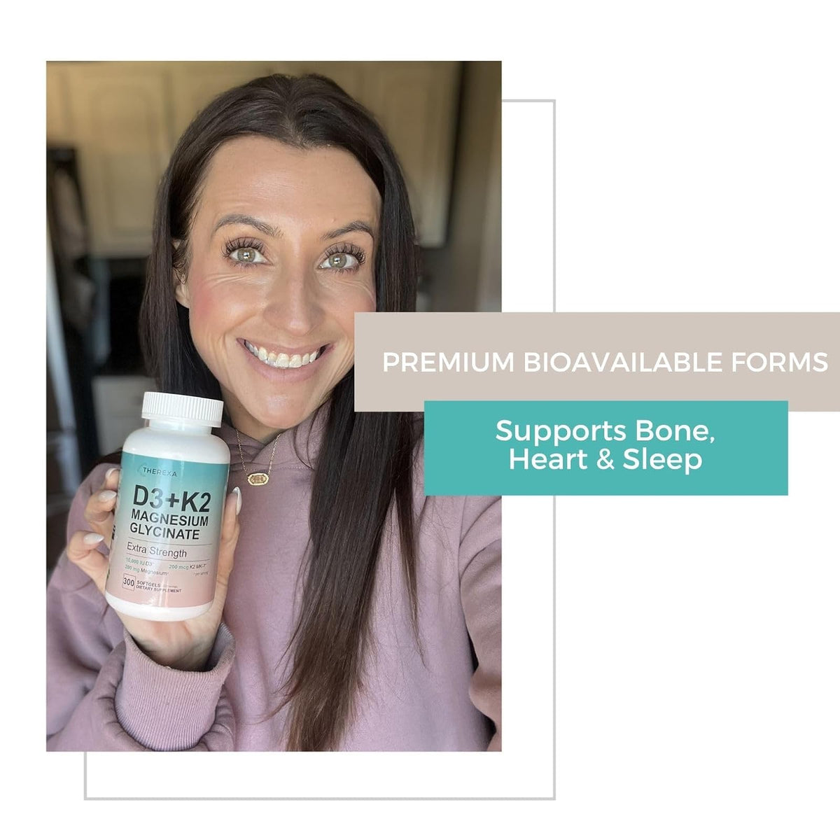 300 softgels of Vitamin D3 K2