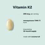 300 softgels of vitamin k