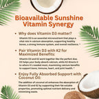 300 softgels vitamin D3 K2