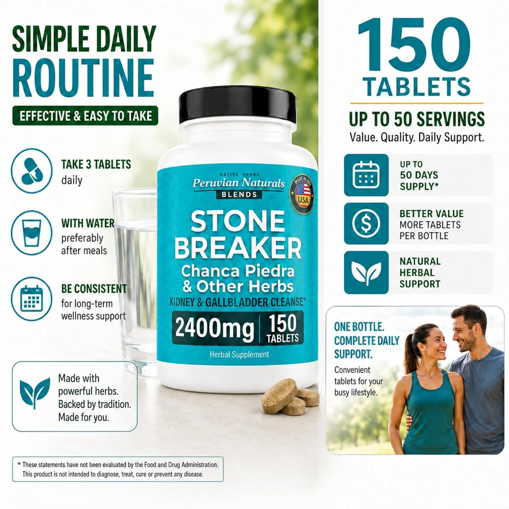 300 tablets of Chanca Piedra