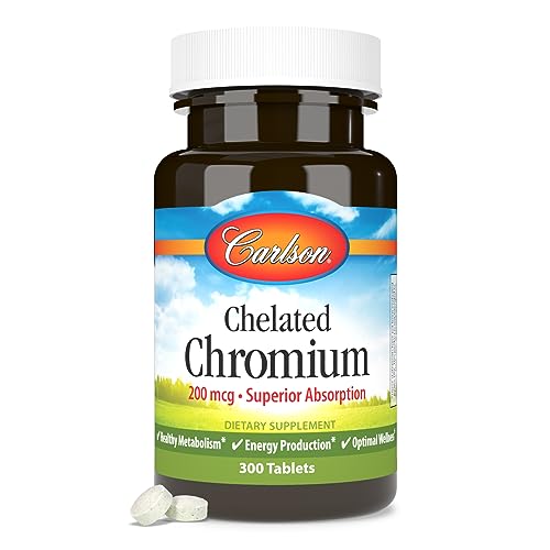 300 tablets of chelated chromium