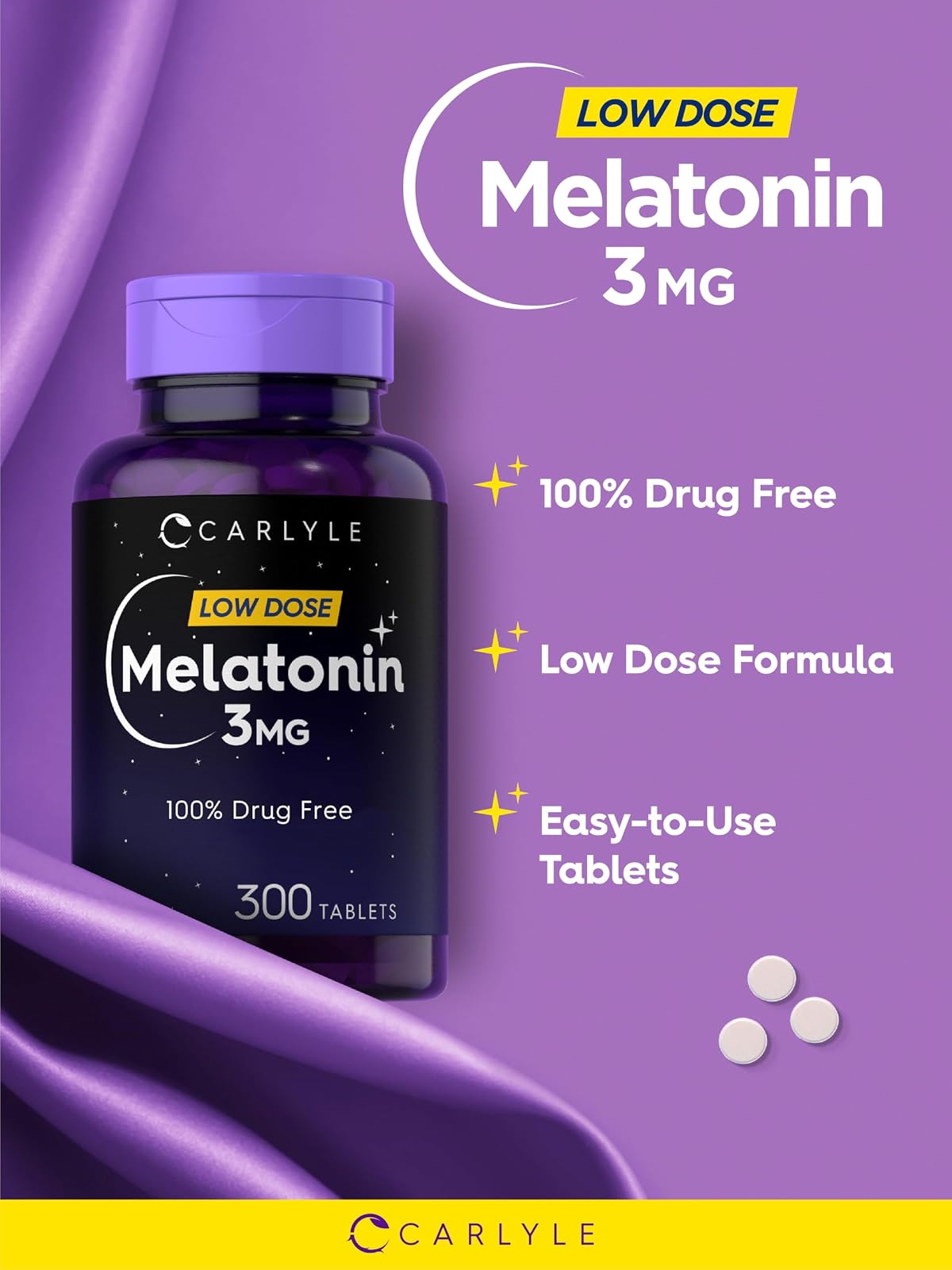 300 tablets of melatonin for relaxation