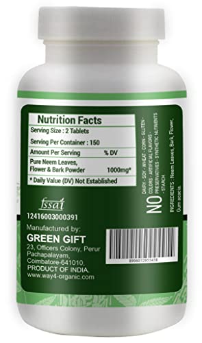 300 tablets of neem extract