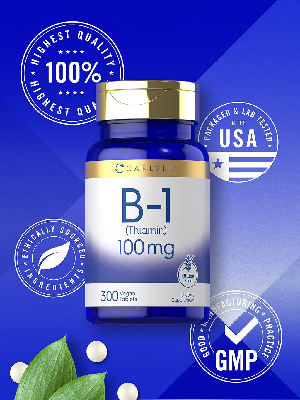 300 tablets of vitamin B1 goodness