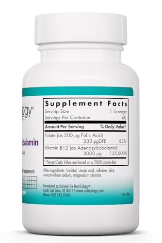 3000 mcg B12 for optimal health