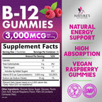 3000 mcg vitamin B12 for energy boost