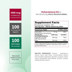 3000 mcg Vitamin B12 methylcobalamin tablets