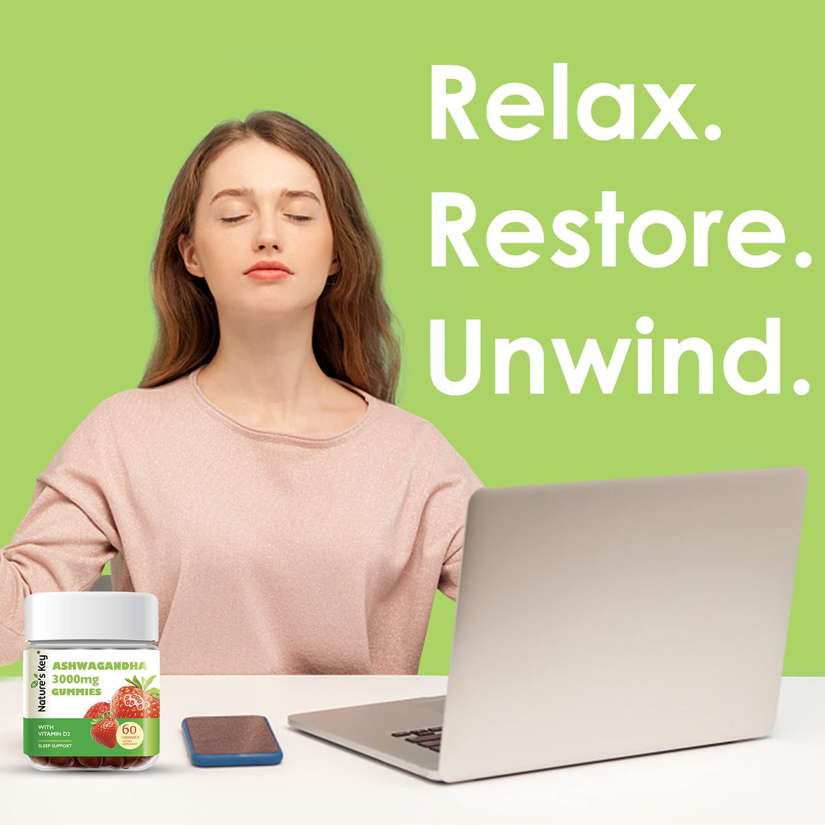3000 mg ashwagandha gummies for relaxation