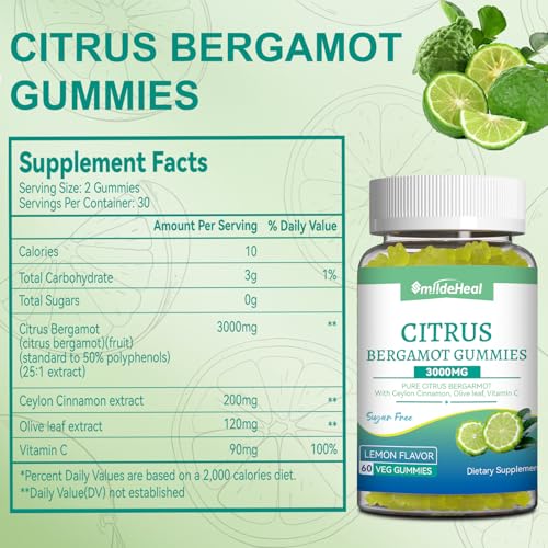 3000 mg Citrus Bergamot multivitamins