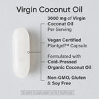 3000 mg coconut oil capsules