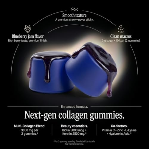 3000 mg collagen gummies for vitality