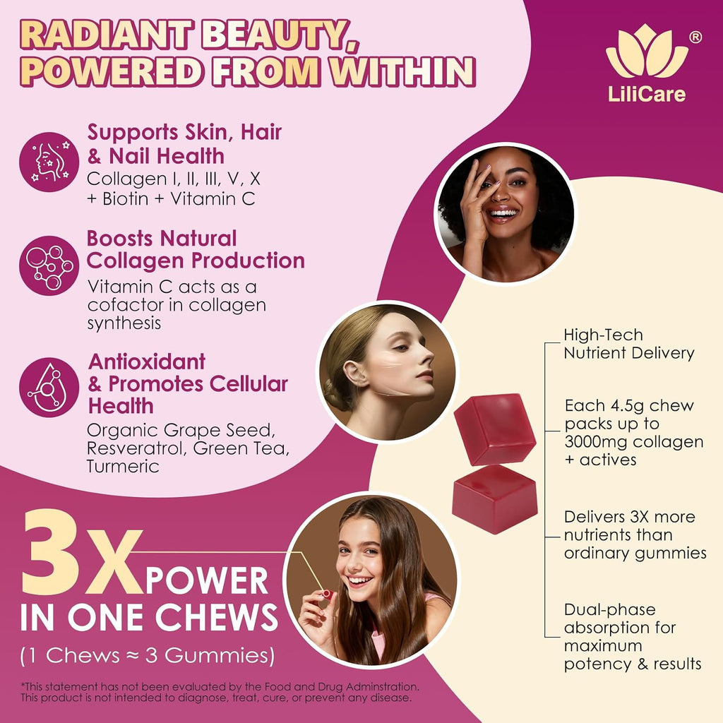 3000 mg collagen peptides supplement