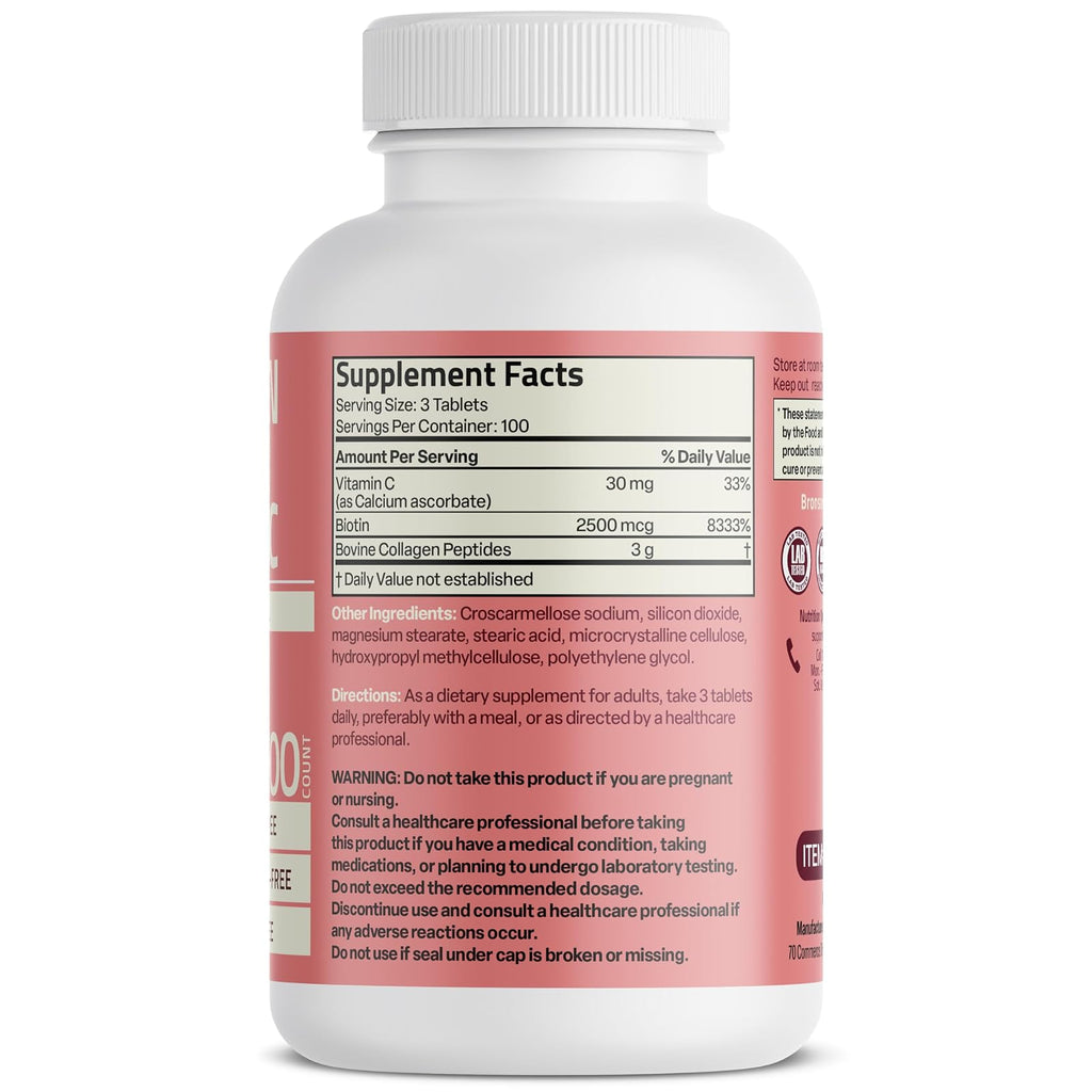 3000 mg collagen tablets for beauty