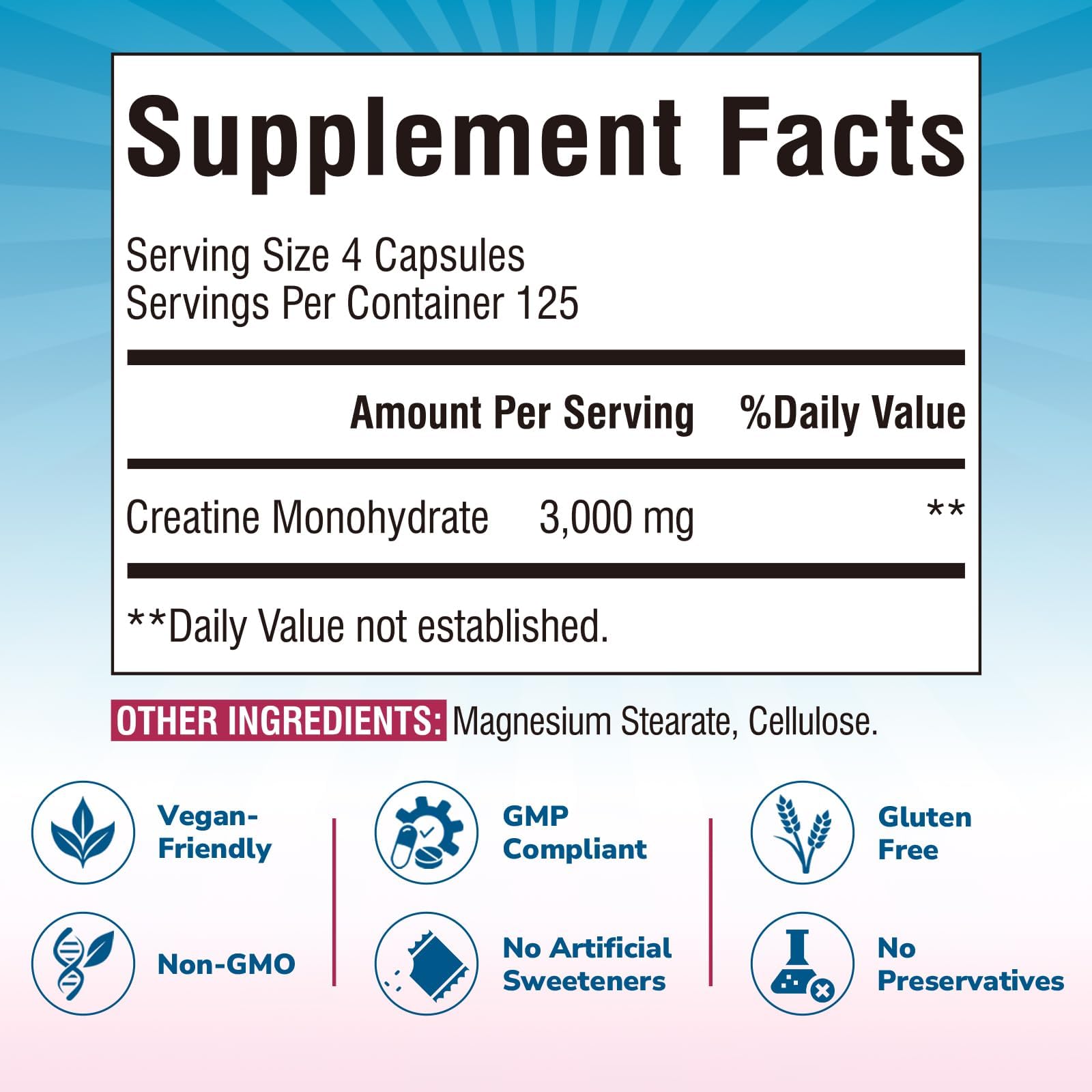 3000 mg creatine for muscle gain