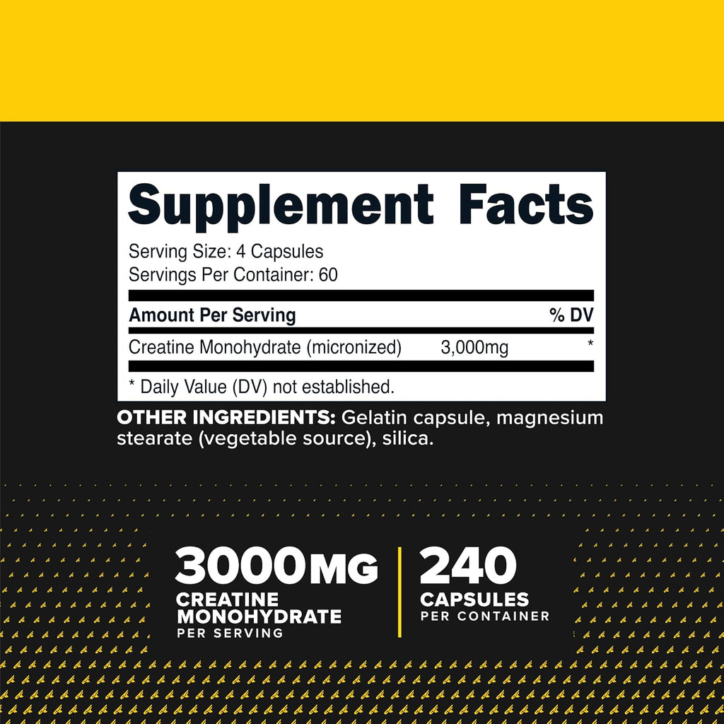 3000 mg creatine for muscle growth