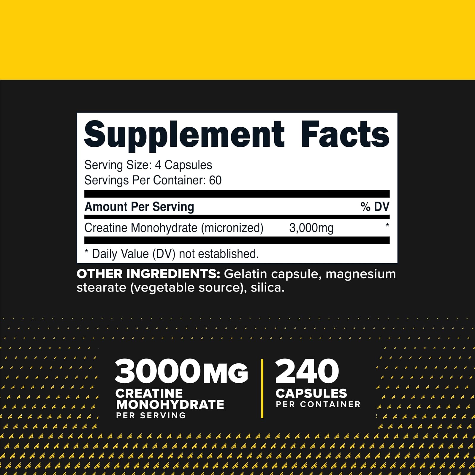 3000 mg creatine for muscle growth