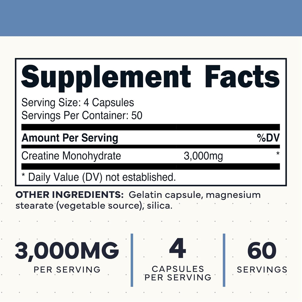 3000 mg creatine for muscle growth