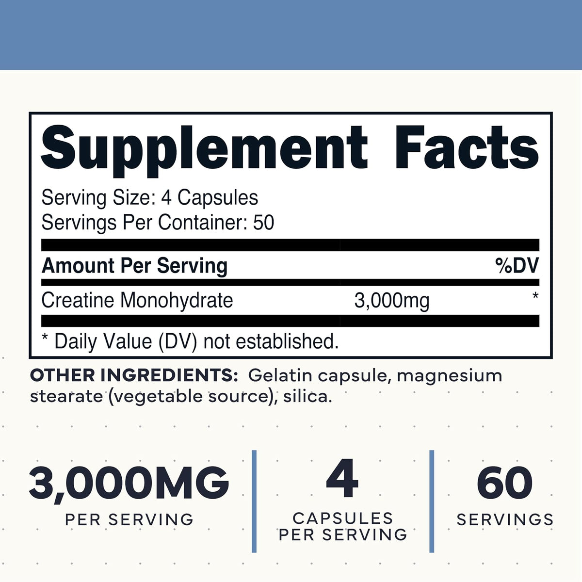 3000 mg creatine for muscle growth