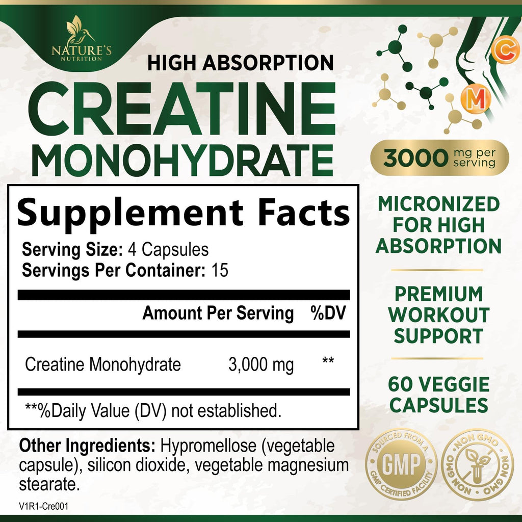 3000 mg creatine monohydrate dosage
