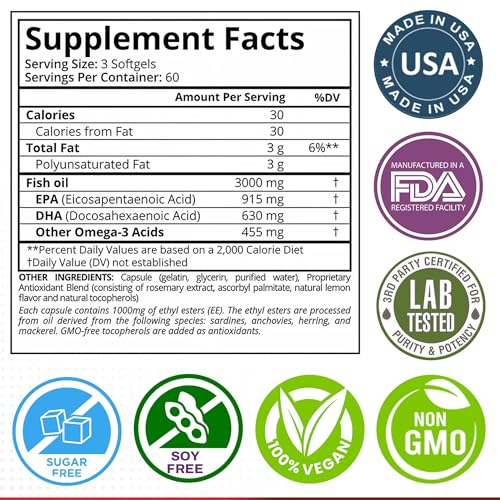 3000 mg fish oil benefits