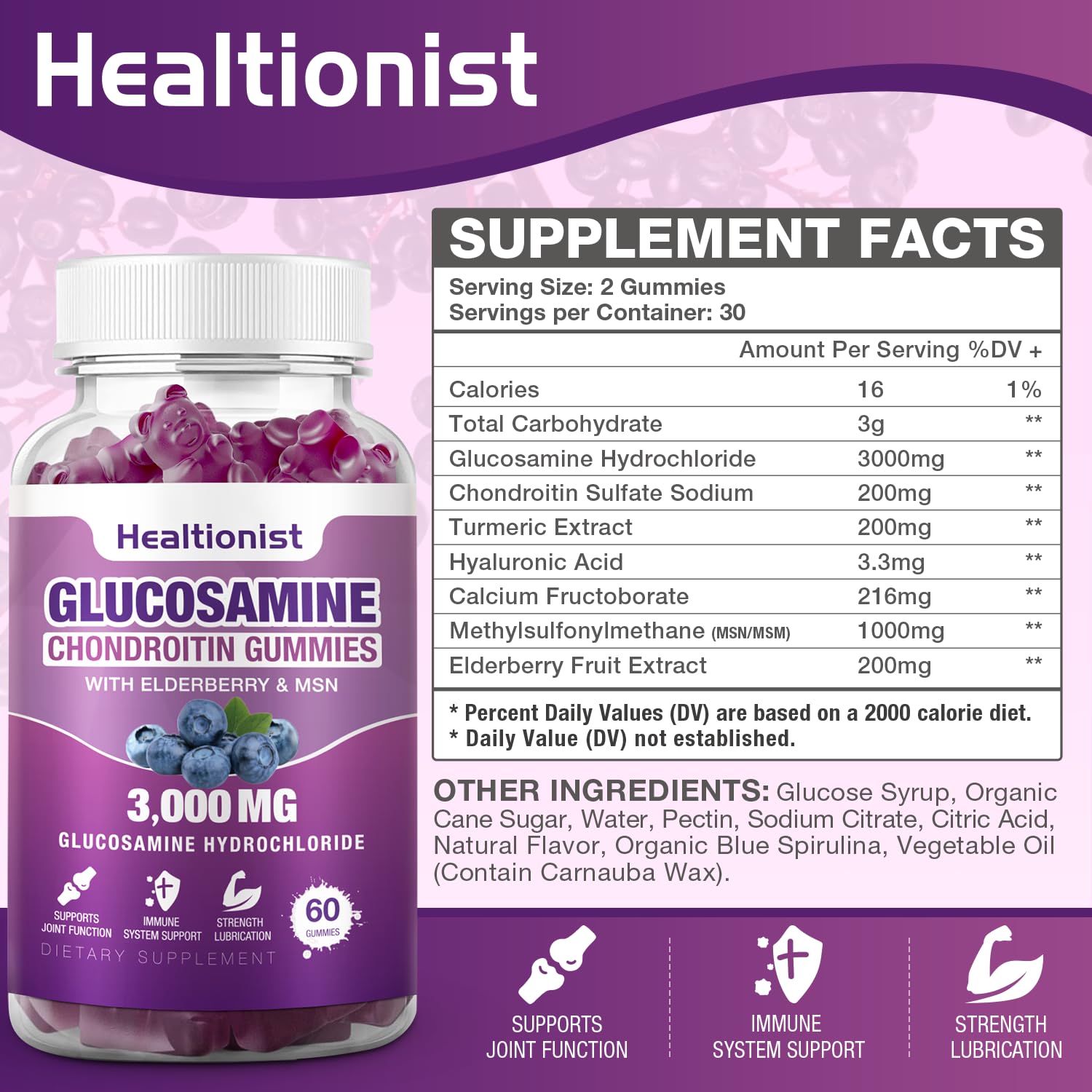 3000 mg glucosamine chondroitin supplement