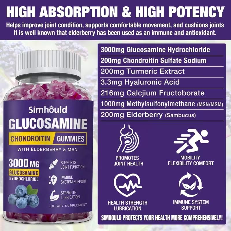 3000 mg glucosamine for active lifestyles