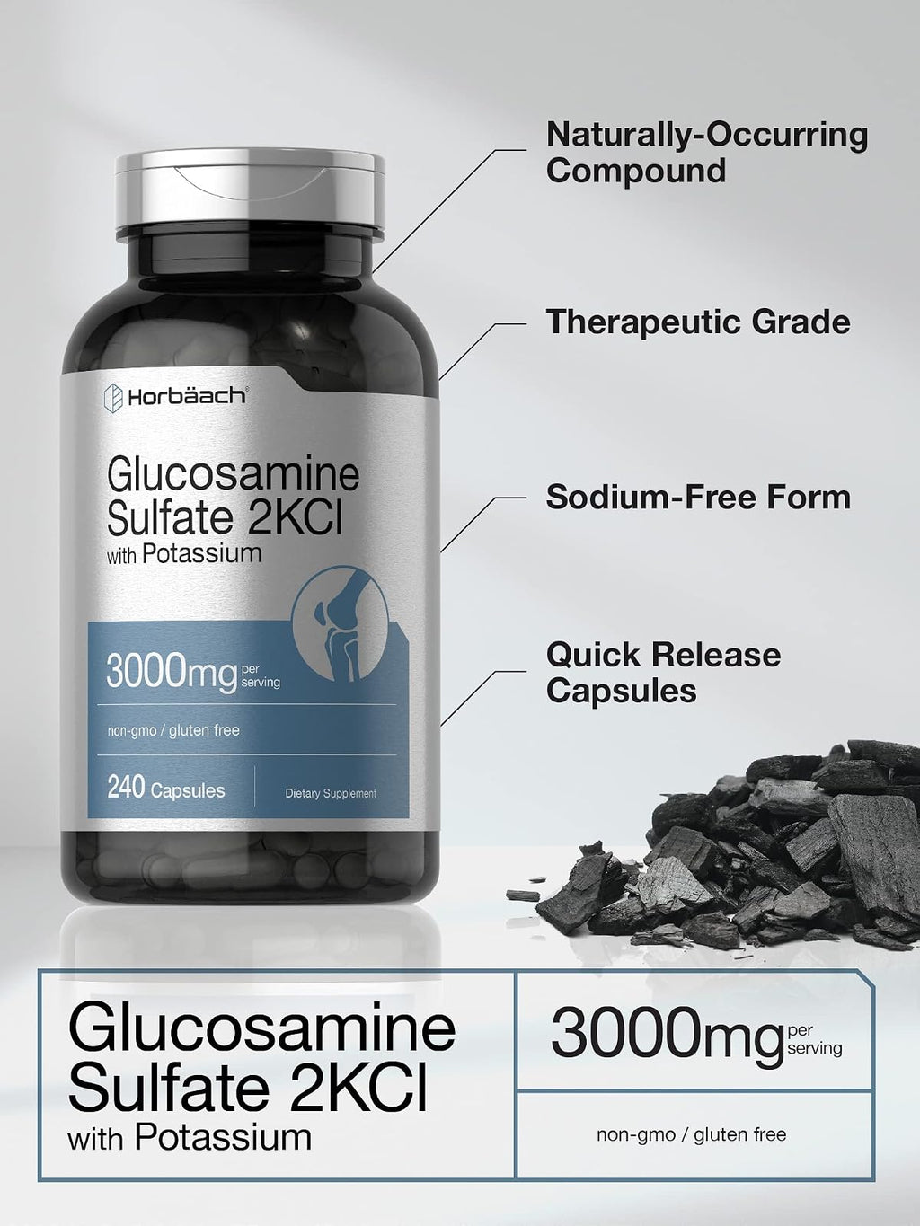 3000 mg glucosamine for mobility