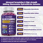 3000 mg glucosamine gummies for mobility