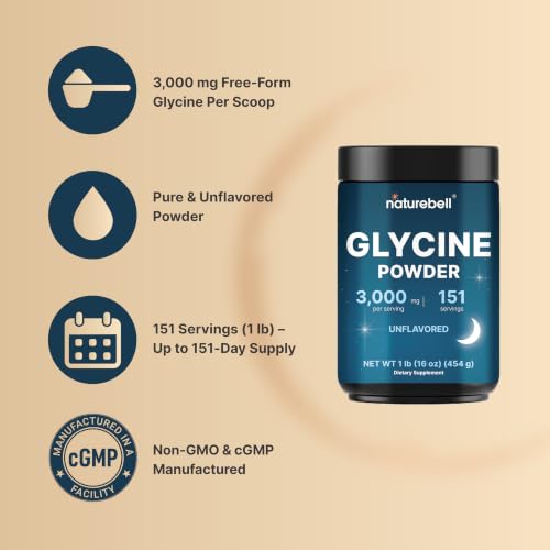 3000 mg glycine for stress relief