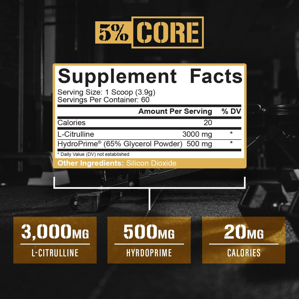 3000 mg L-Citrulline for endurance