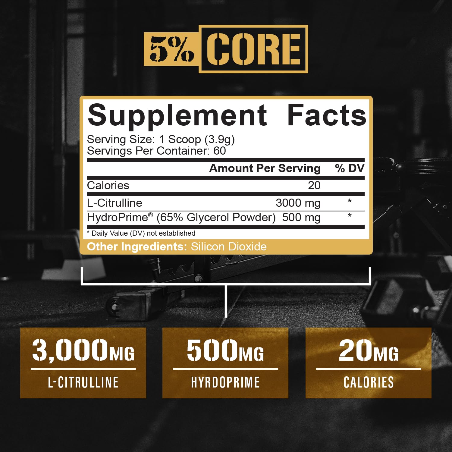 3000 mg L-Citrulline for endurance